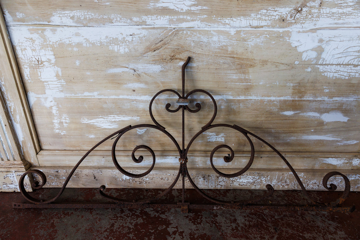 19th Century French Wrought Iron Gate Crowns. – French & Sons