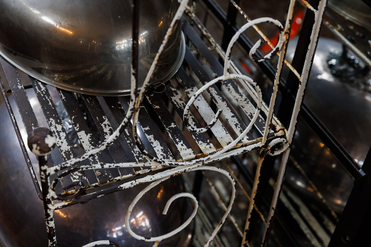 Gorgeous Antique French Iron Bakery Rack – French & Sons