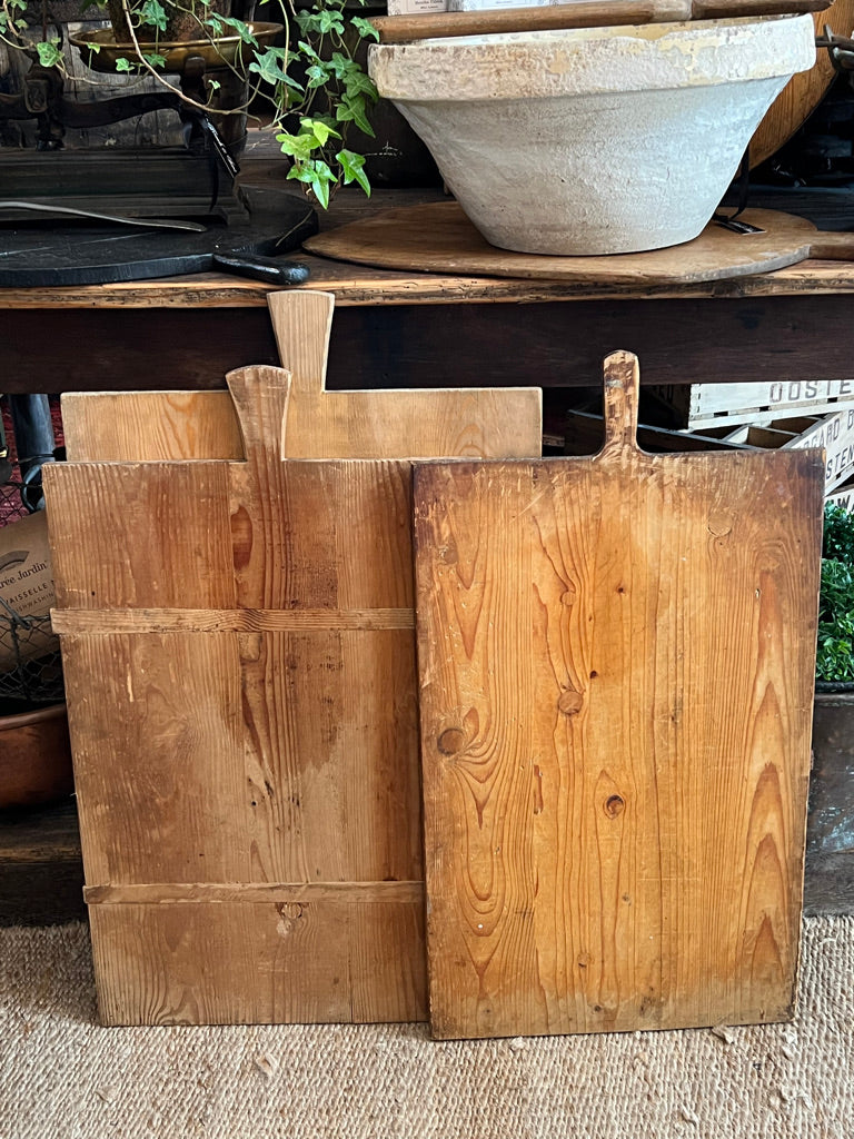 Original Antique French Rectangle Breadboards – French & Sons