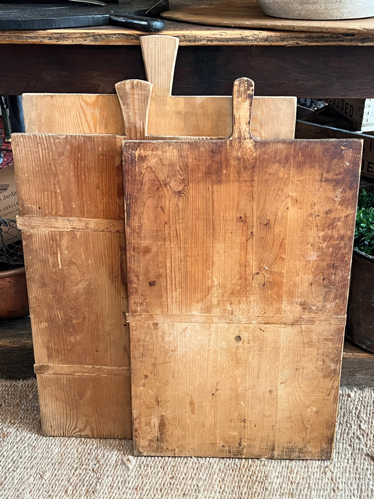 Original Antique French Rectangle Breadboards – French & Sons