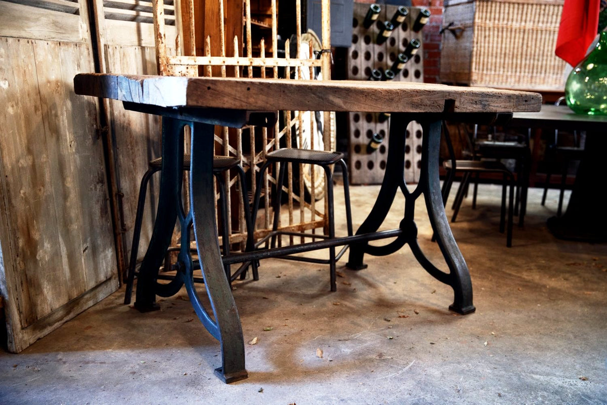 1940's French Industrial Workroom Table – French & Sons