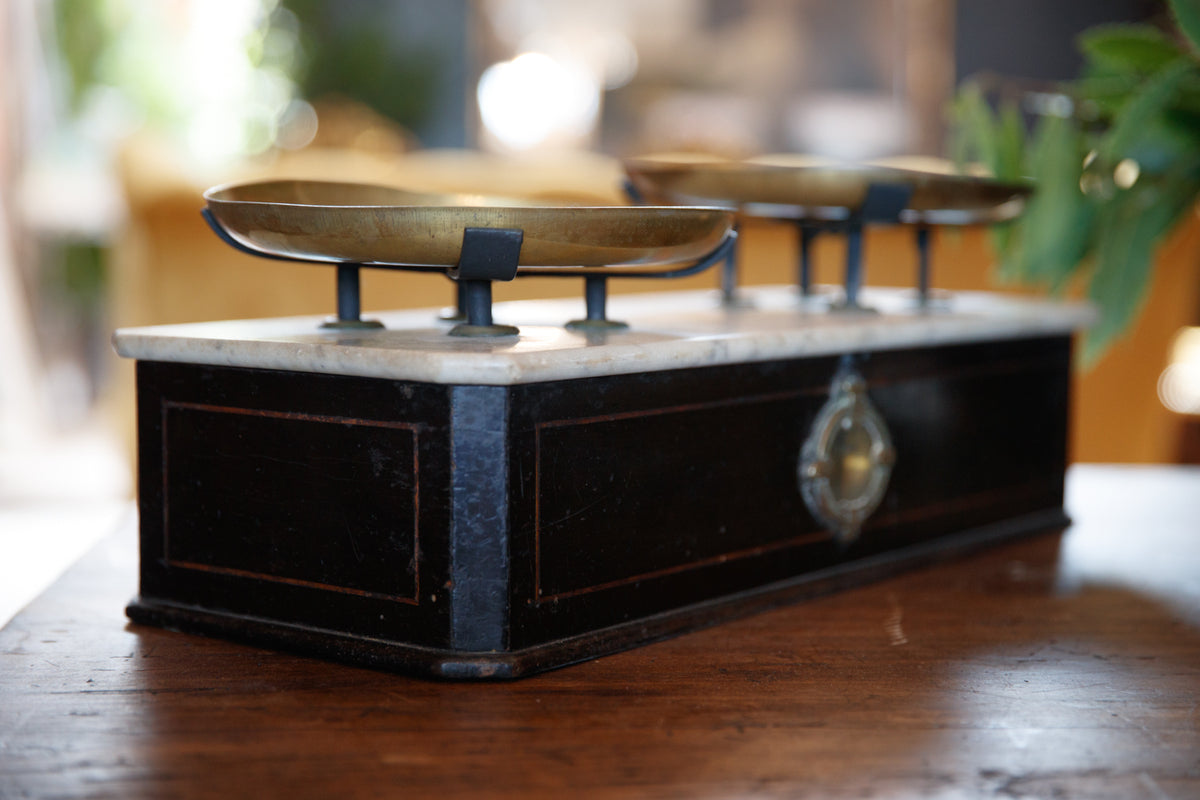 French Marble & Brass Scales – French & Sons