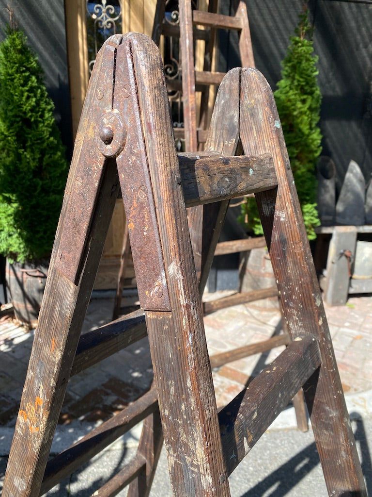 Vintage French Oak Ladders – French & Sons