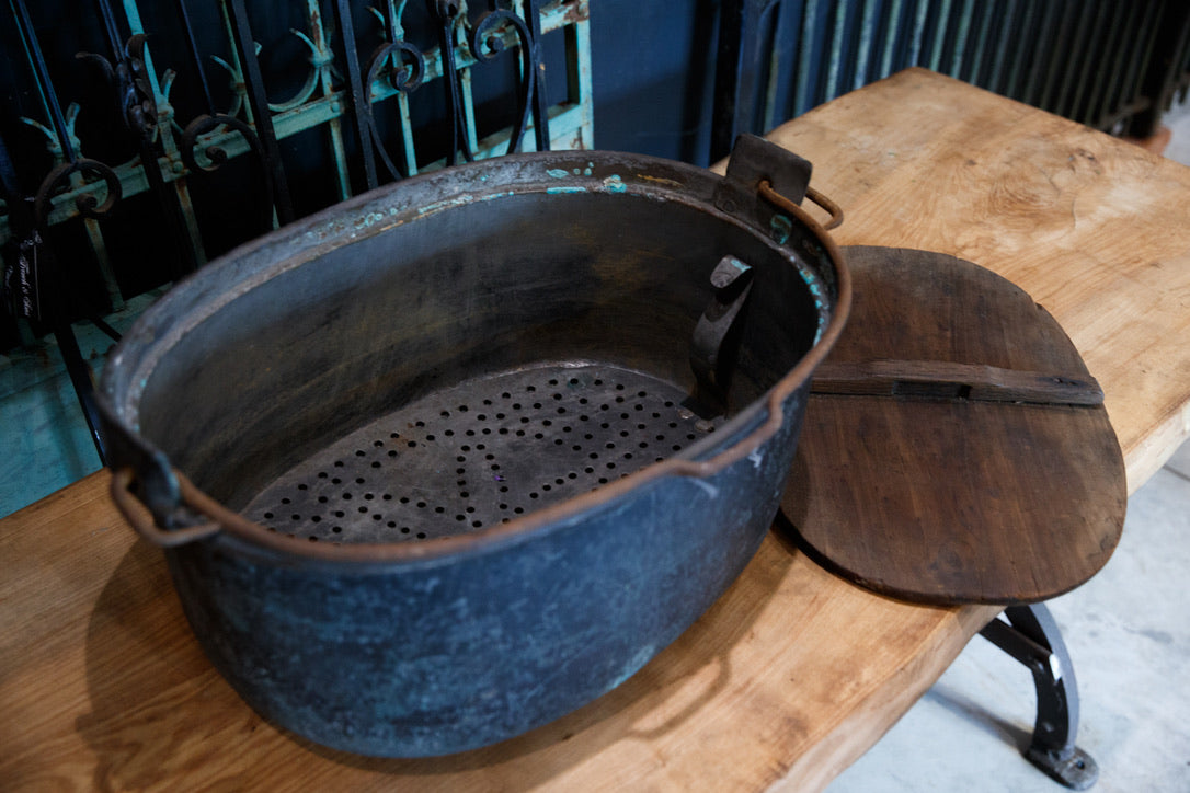 Vintage French Brass Steamer – French & Sons